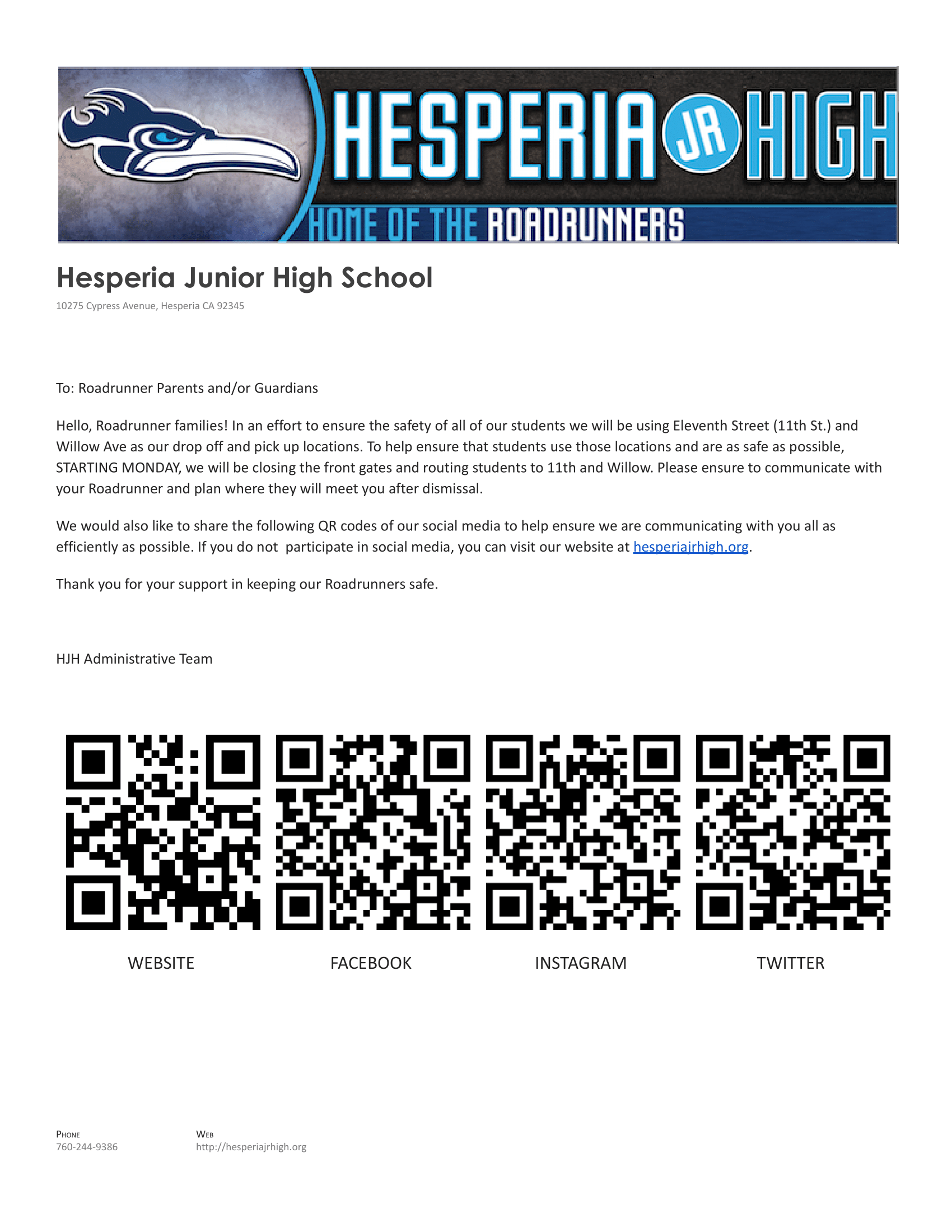 Hesperia Jr. High School | Home