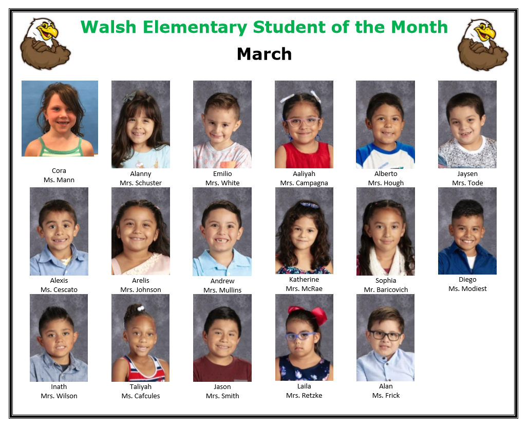 STUDENT SPOTLIGHT | Walsh Elementary School