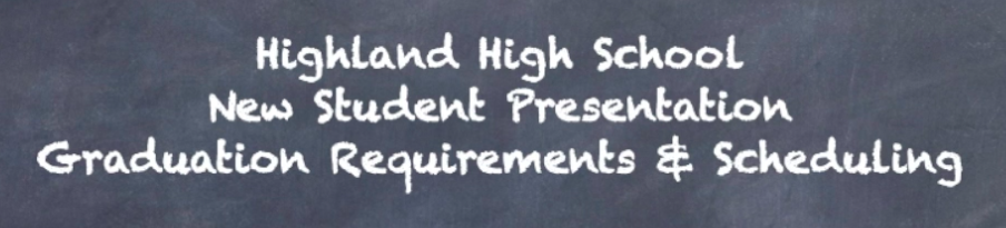 New Student Information | Highland High School