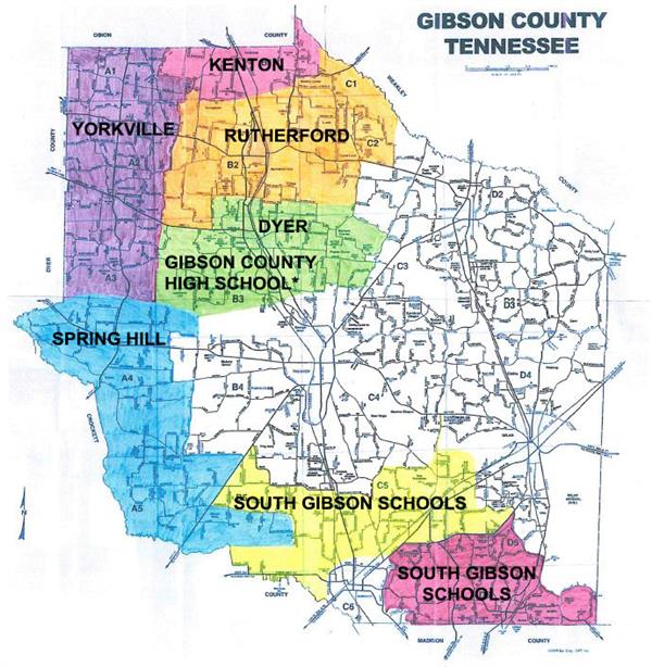 Boundary Maps | Gibson County Special School District