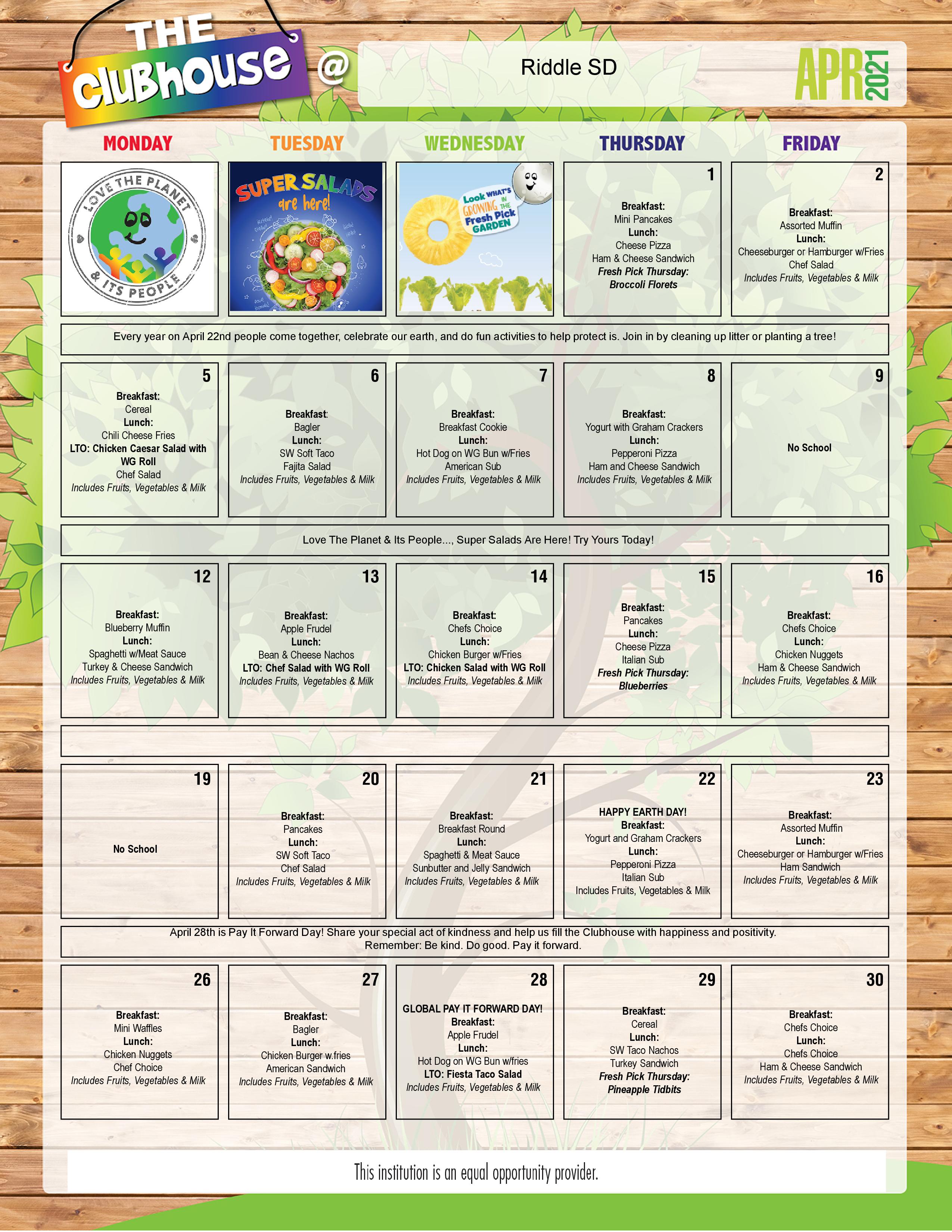 School Dining | Riddle School District